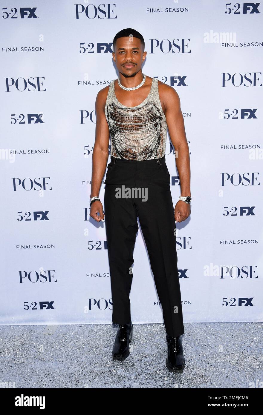 Actor Jeremy Pope attends FX's "Pose" third and finale season premiere ...
