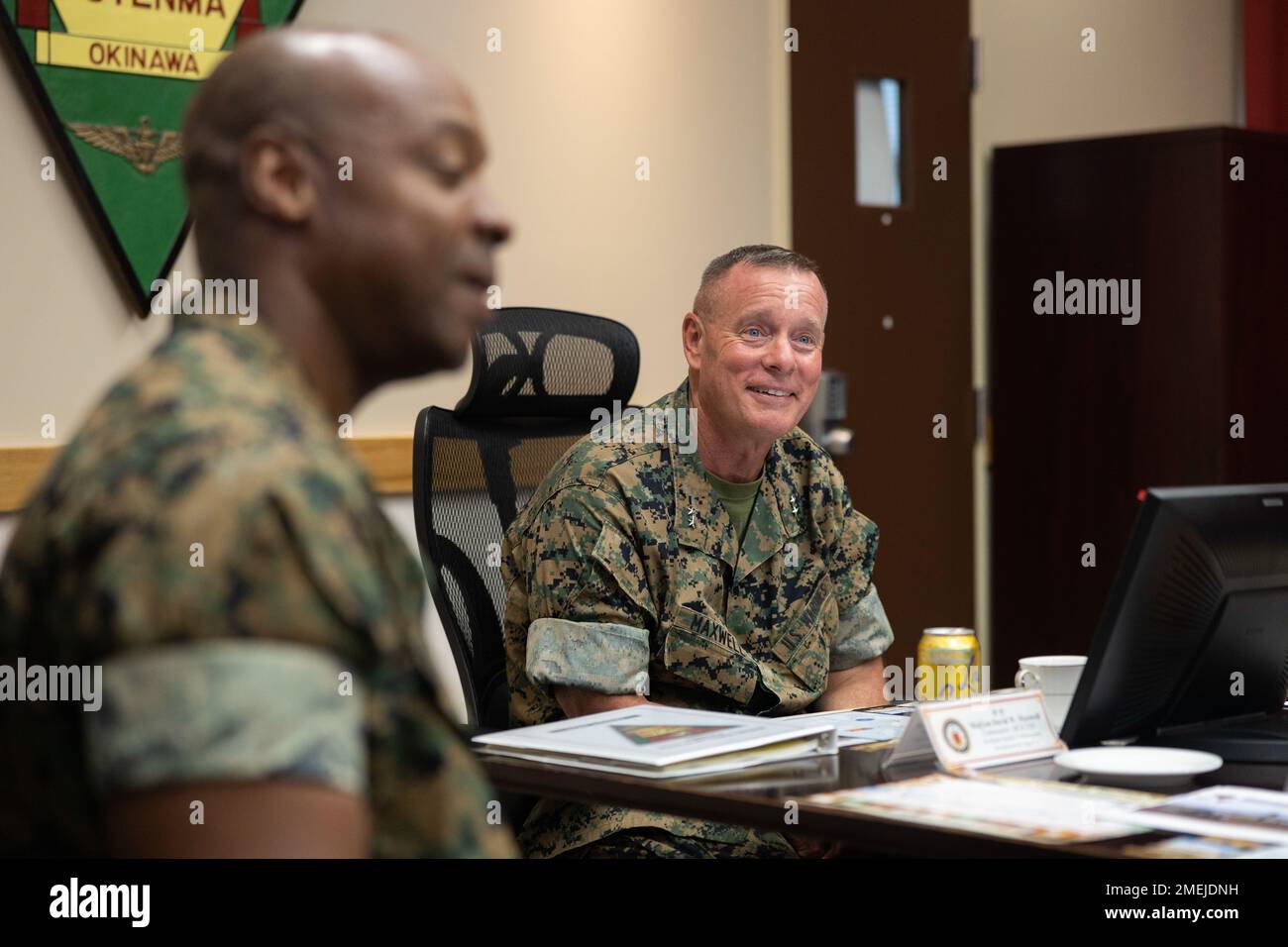 U.S. Marine Corps Maj. Gen. David Maxwell, the commanding general of ...