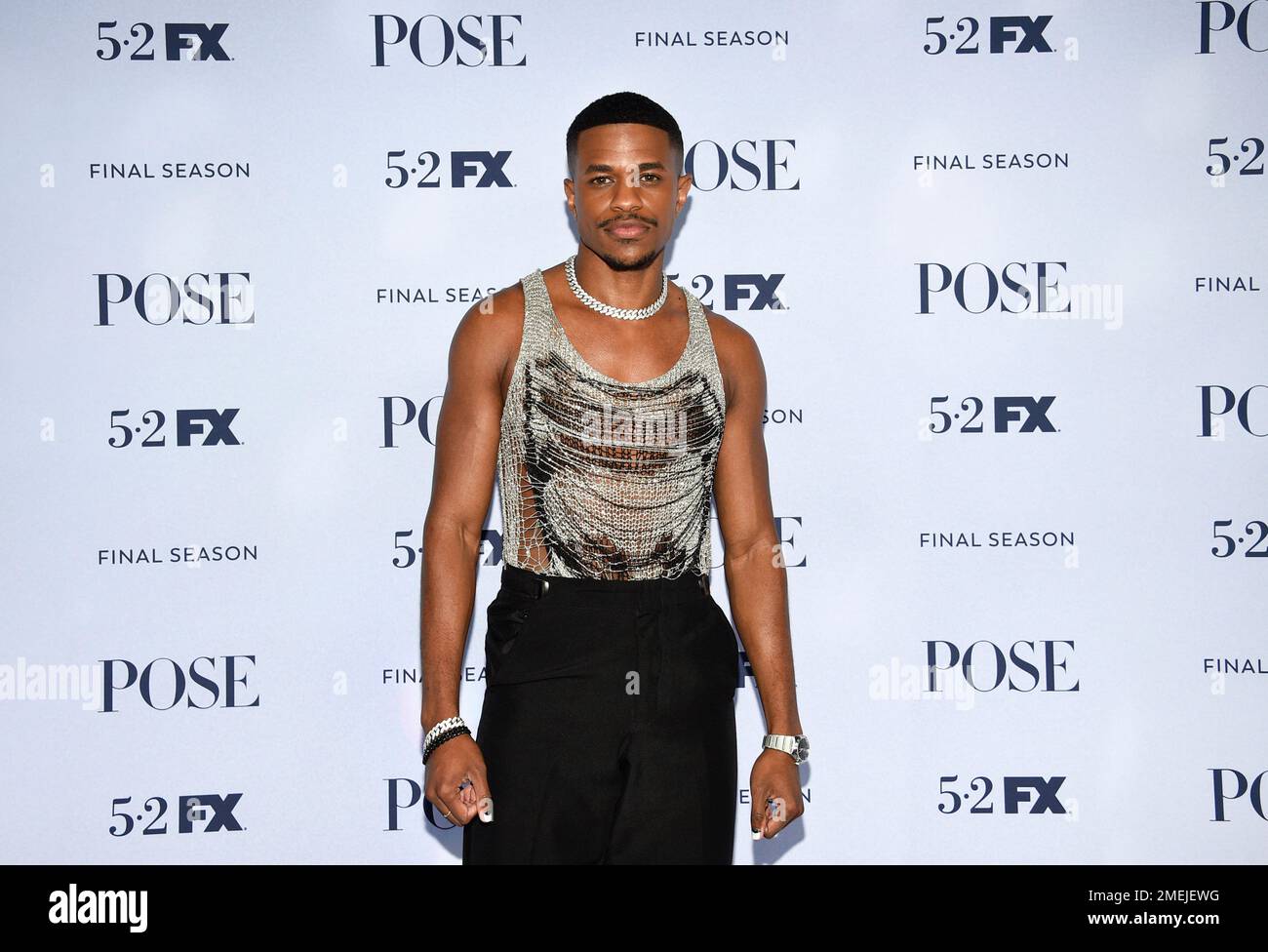 Actor Jeremy Pope attends FX's "Pose" third and finale season premiere ...