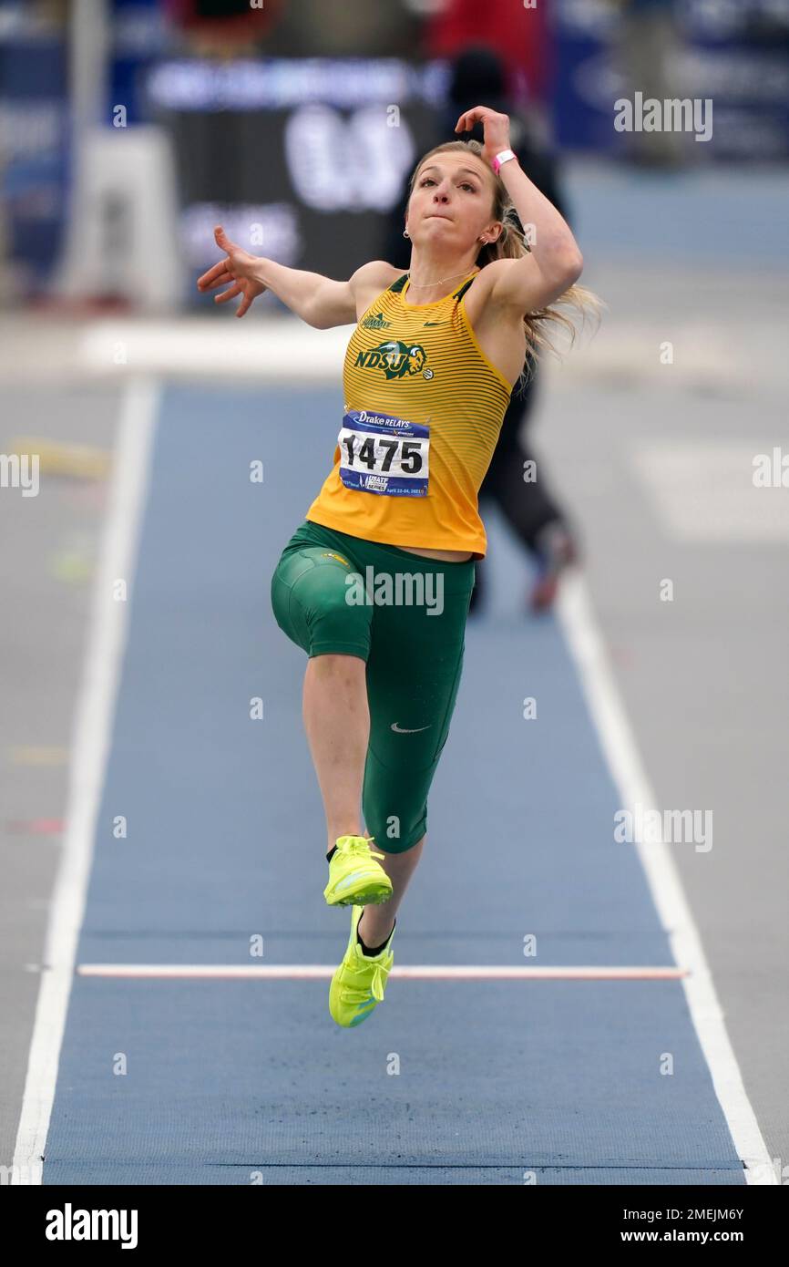 North Dakota State's Jodi Lipp competes in the university women's ...