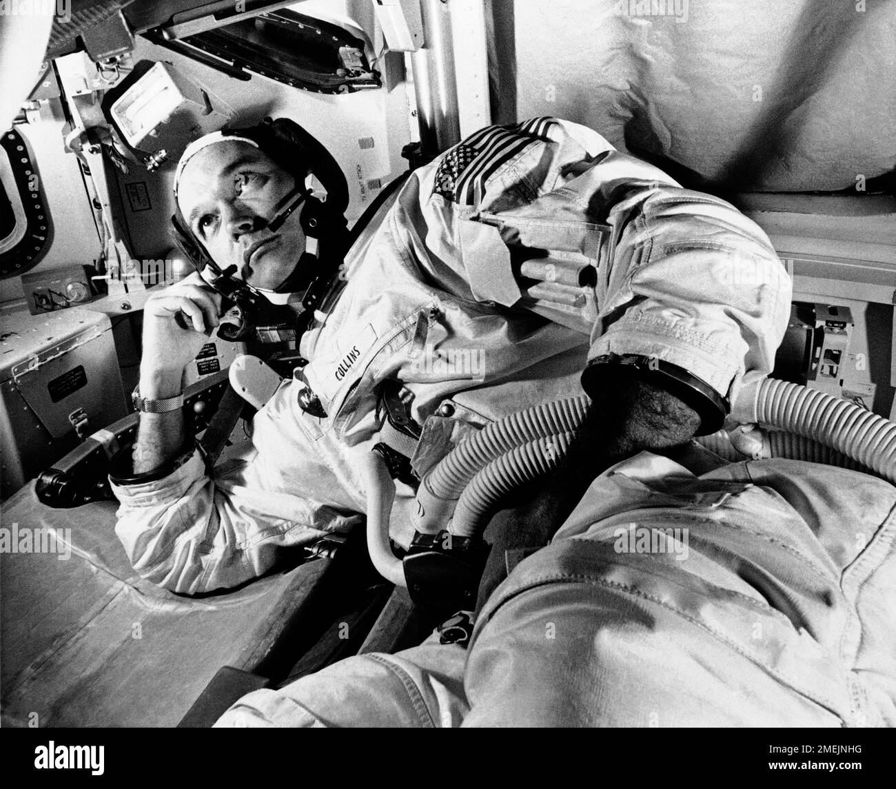 FILE - In this June 19, 1969 file photo, Apollo 11 command module pilot ...