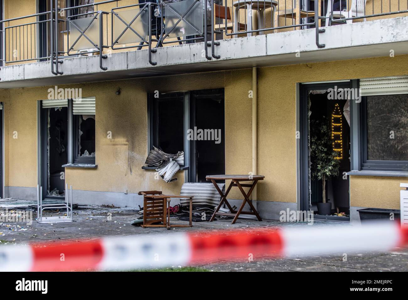 Kamen, Germany. 24th Jan, 2023. Two dead after fire in facility for ...