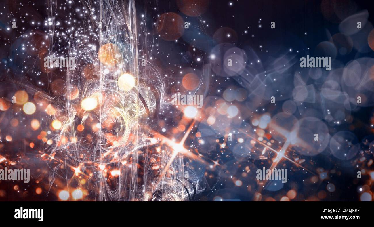 Glowing sparks abstract background hi-res stock photography and images ...