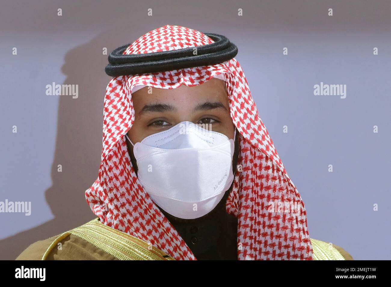 FILE - In this Feb. 20, 2021, file photo, Saudi Crown Prince Mohammed ...