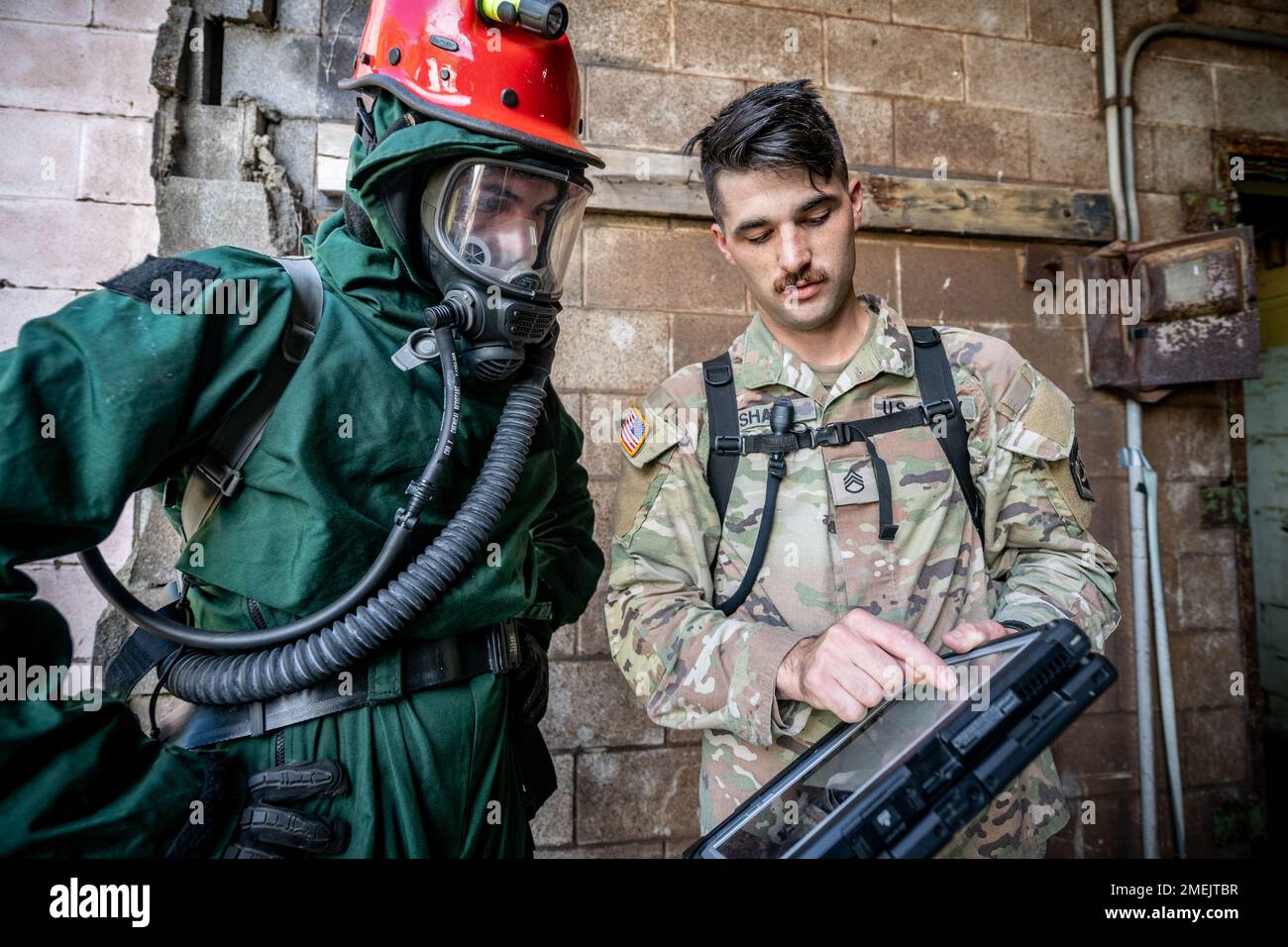Members of the West Virginia National Guard CBRN Enhanced Response ...