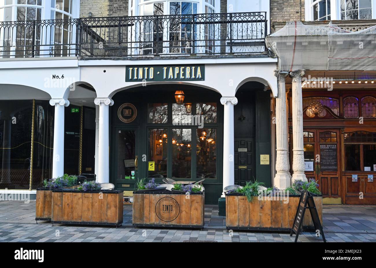 The Tinto Taperia Spanish restaurant in New Road Brighton , UK Stock ...