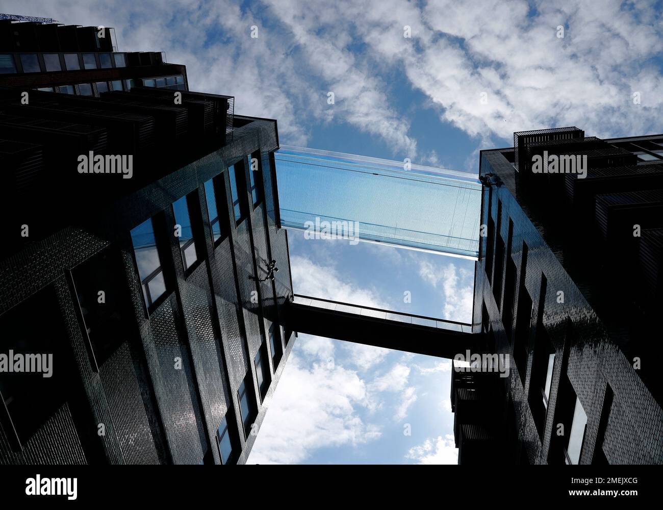 The world's first sky pool with a glass bottom, 115 ft (35m) above the ...