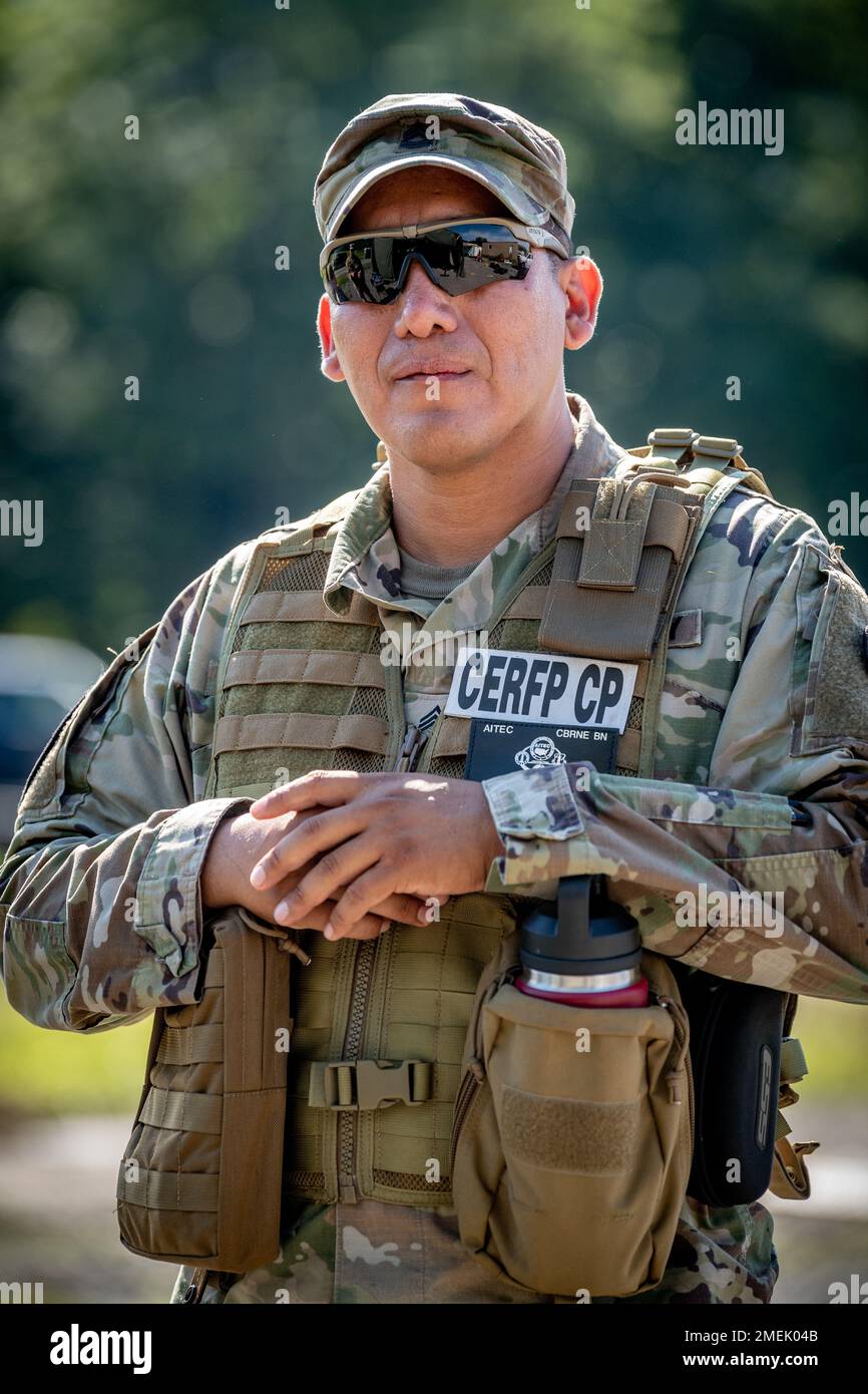 Members of the West Virginia National Guard CBRN Enhanced Response ...