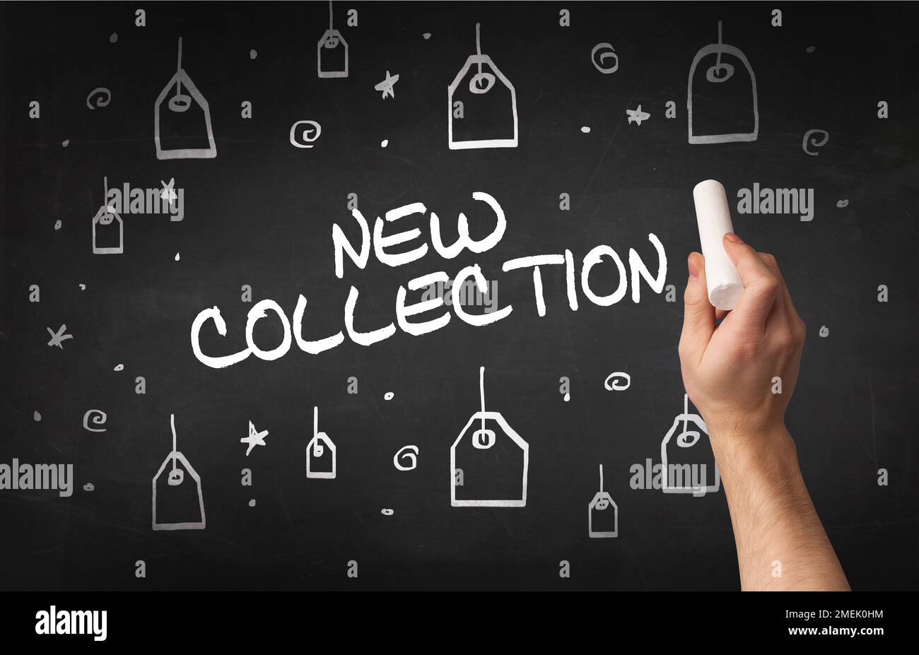 Hand drawing online shopping concept Stock Photo - Alamy