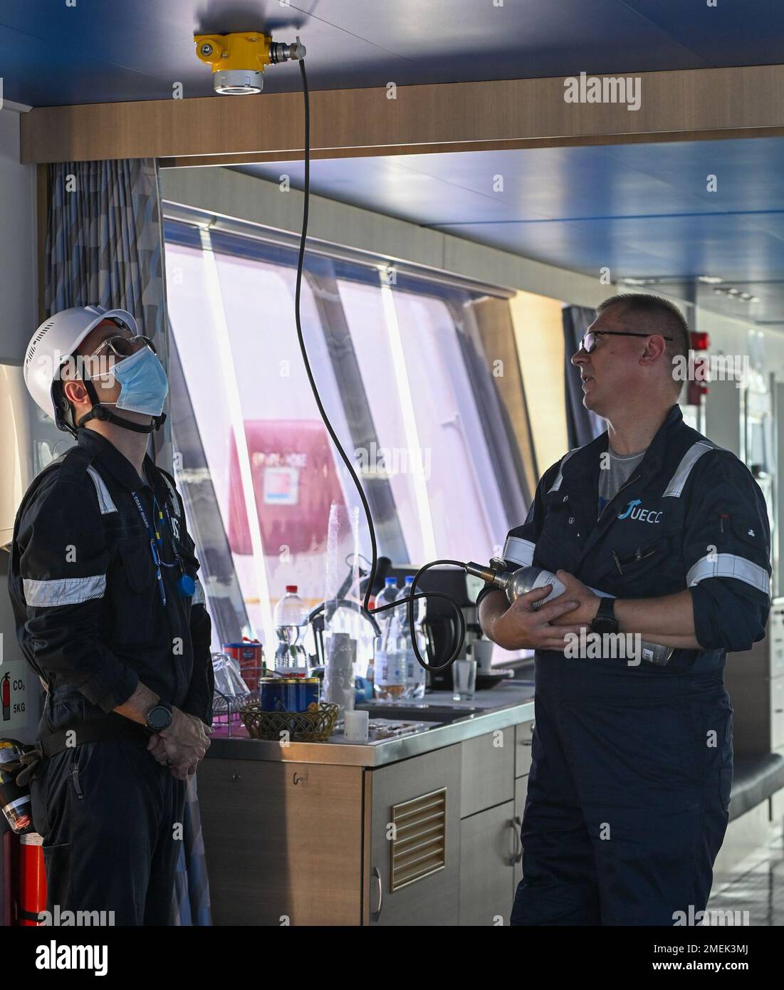 Chief Petty Officer Ronald Lipscomb, a member of the Port State Control ...