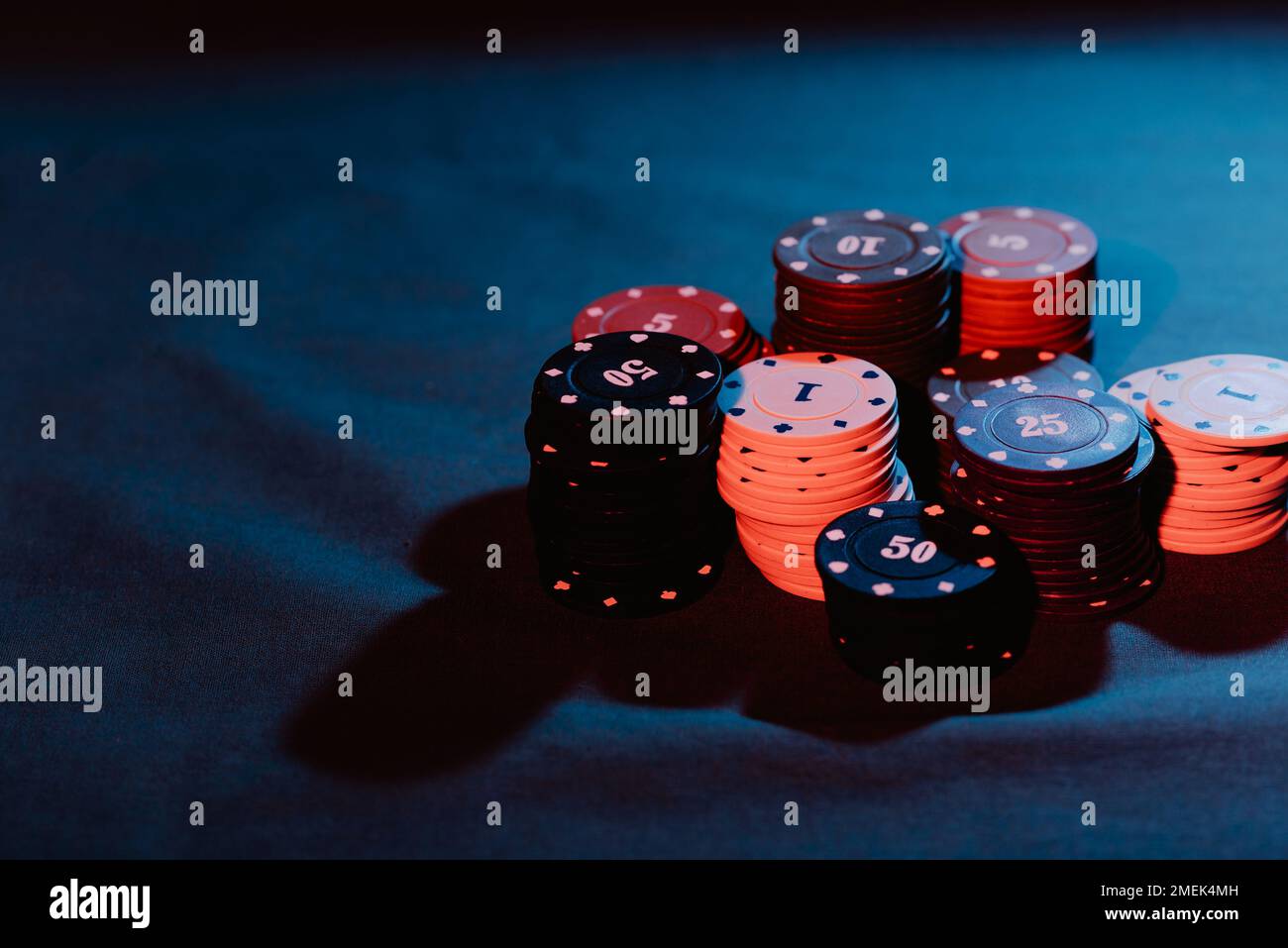 Poker chips entertainment hi-res stock photography and images - Alamy