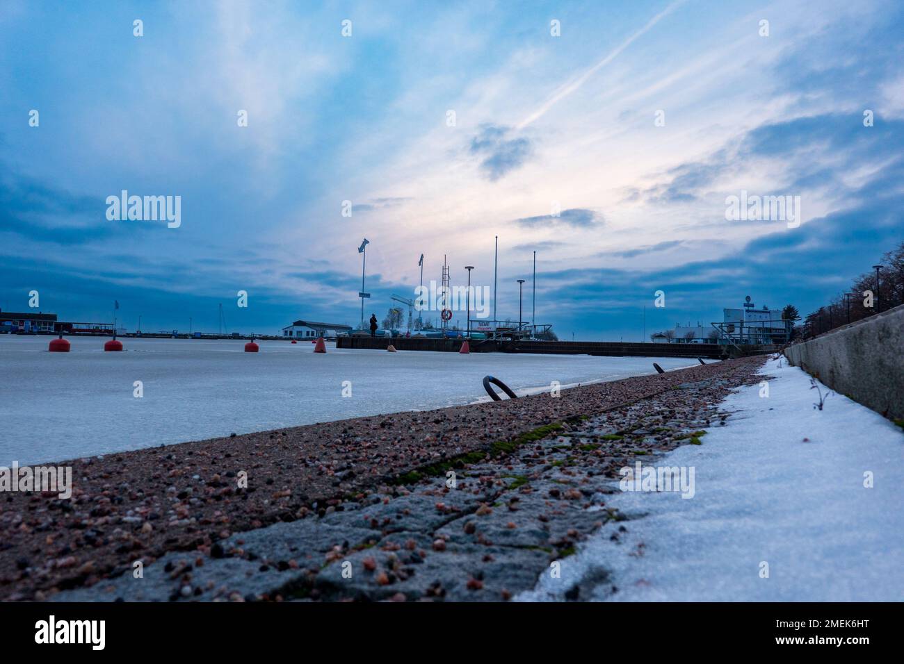 Helsinki Bay, Sea Ice Stock Photo - Alamy