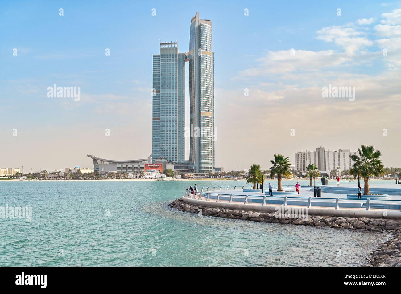 Abu Dhabi Marina, Uae Stock Photo - Alamy