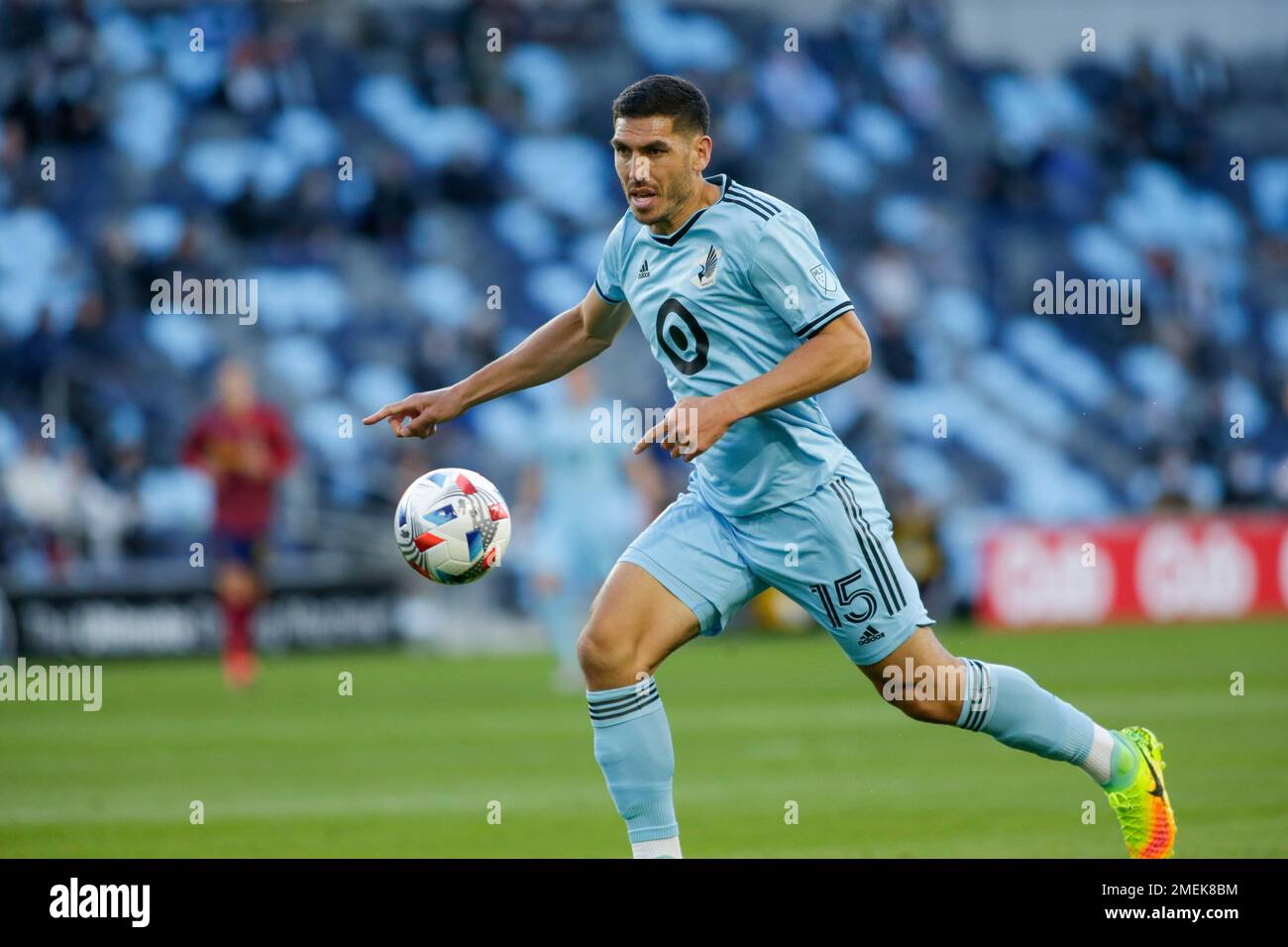 Minnesota United defender Michael Boxall plays against Real Salt Lake ...