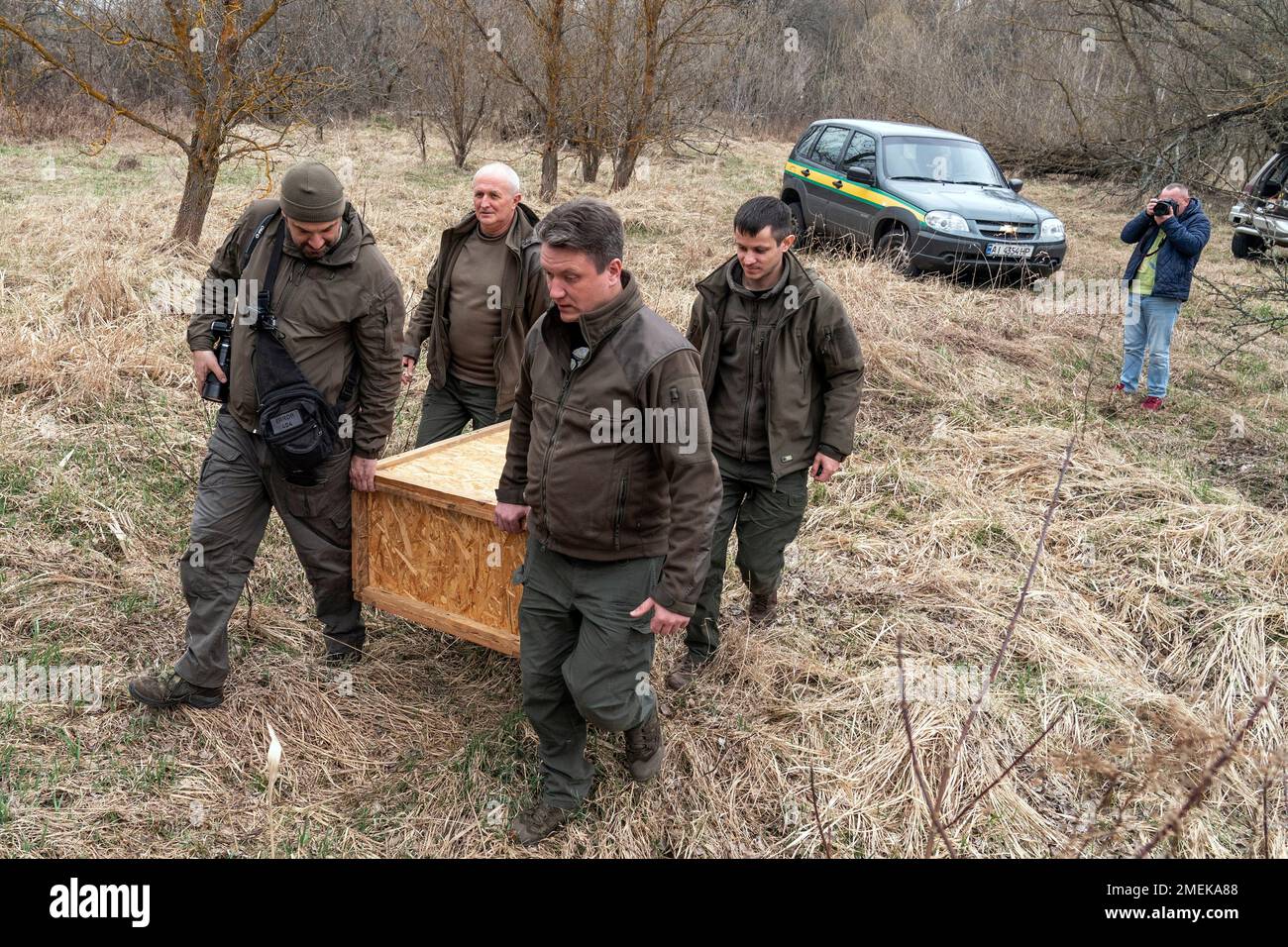 Denis Vishnevskiy, chief of the unit of the Chernobyl Radiation and ...