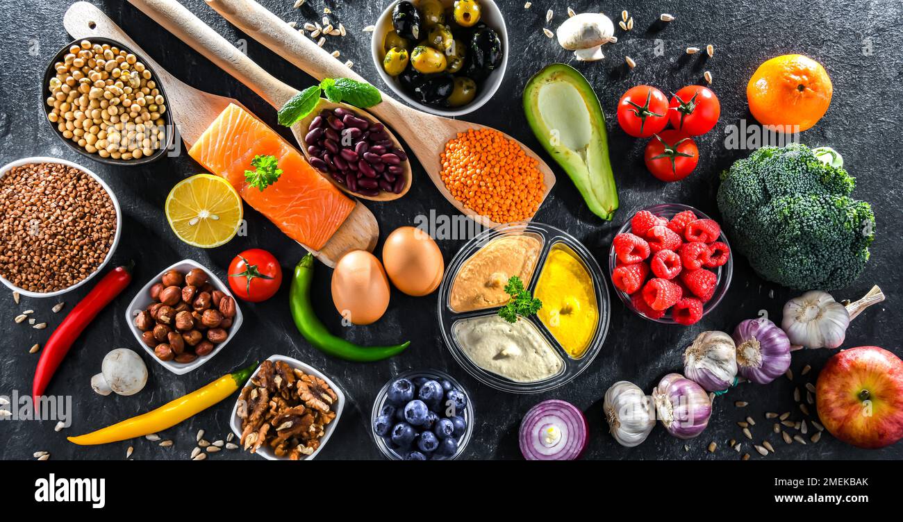 Ingredients of healthy diet that maintains or improves overall health ...