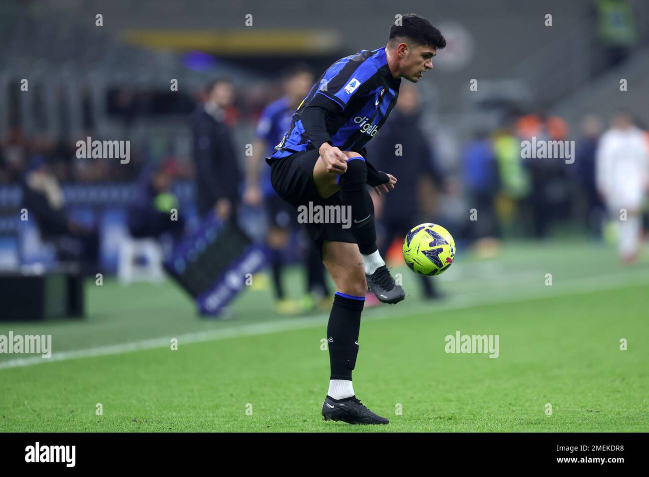 Milano, Italy. 23rd Jan, 2023. Raoul Bellanova of Fc Internazionale in ...