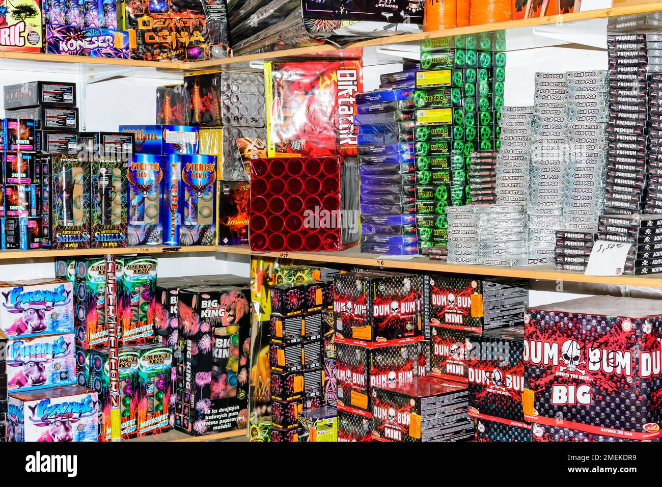 Poland , Leknica , 05.02.2017 , Poland market in Lekknica near Bad ...