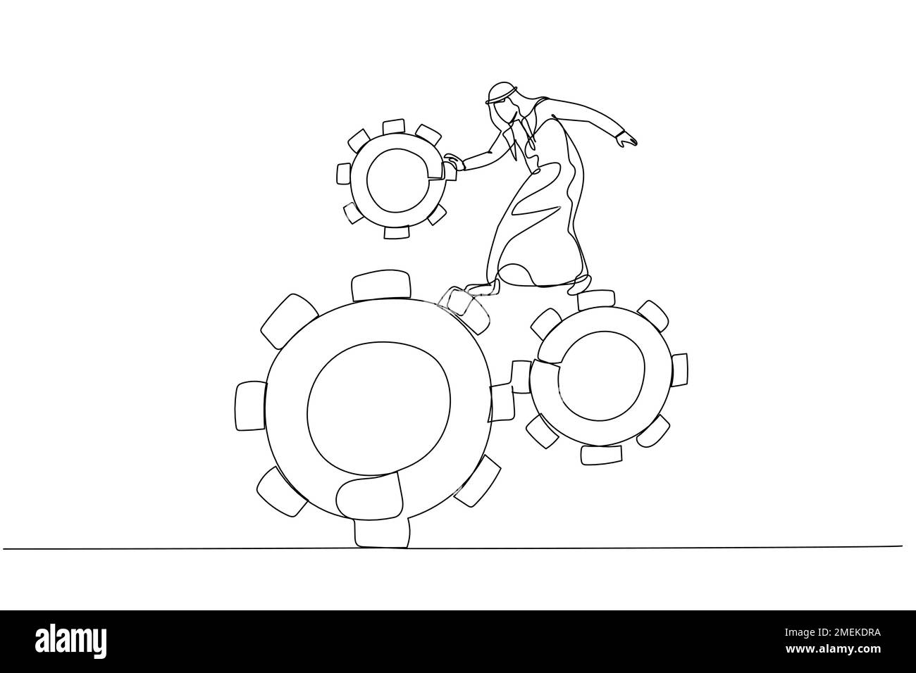 Minimalistic gear Cut Out Stock Images & Pictures - Alamy