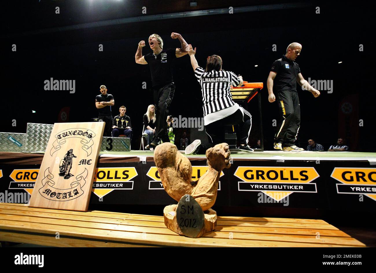Glenn Bengtsson, Skåne armsport, during Swedish championships in arm ...