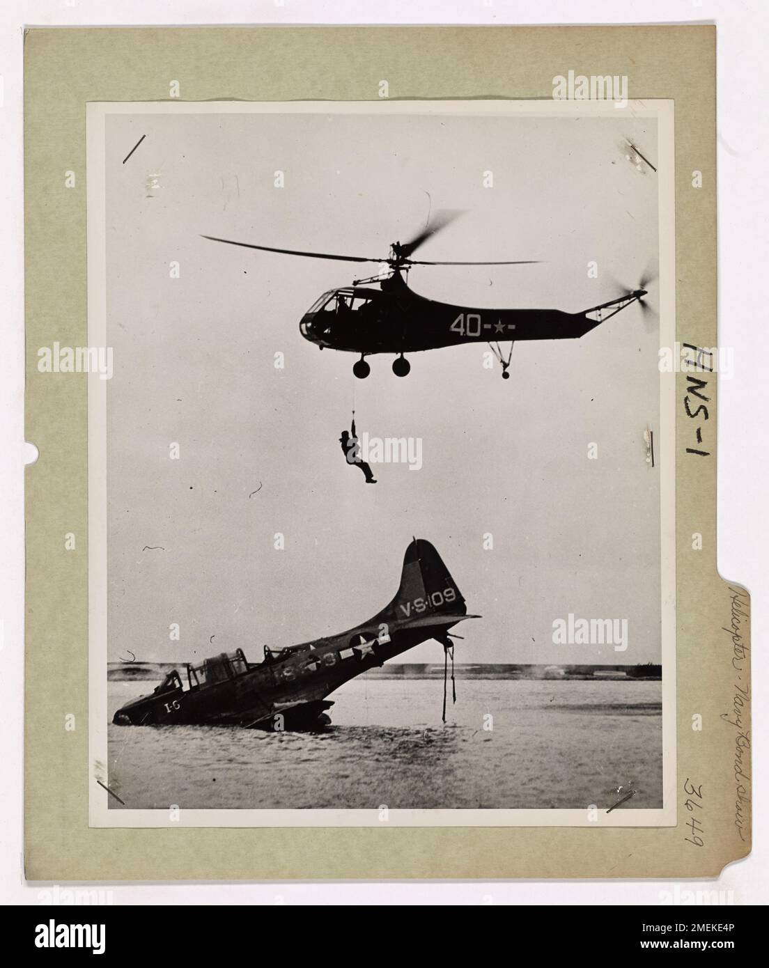 Coast Guard Helicopter to the Rescue in Navy War Bond Show at Chicago ...