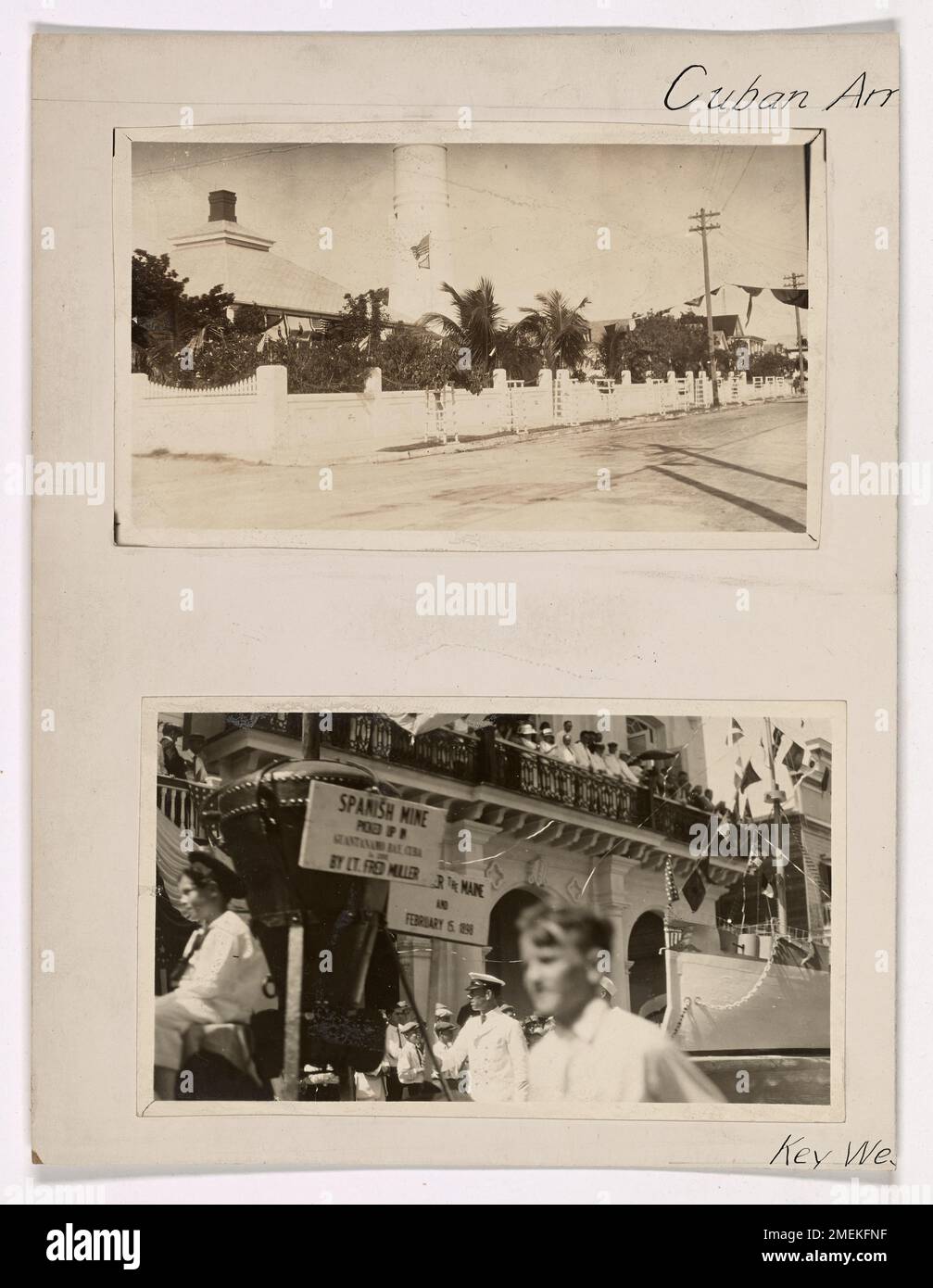 A parade during the Cuban American Exposition in Key West, Florida ...