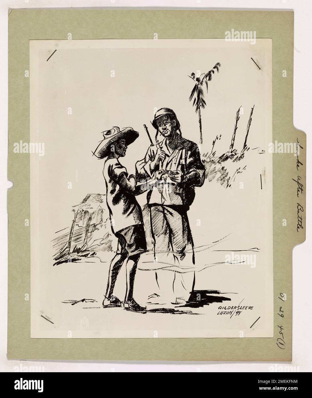 The Smoke After the Smoke of Battle. This image depicts artwork of an ...