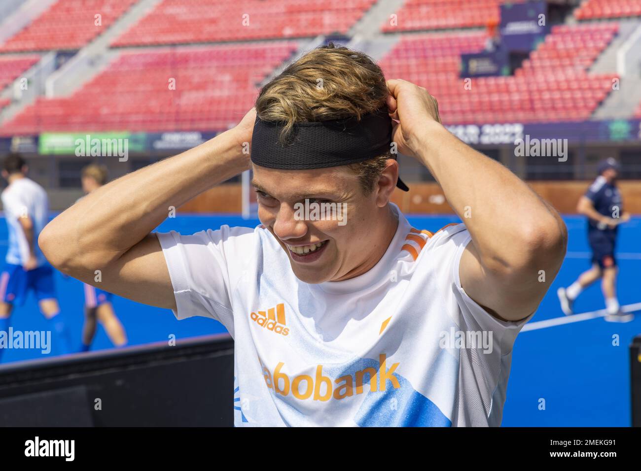 BHUBANESWAR - Derck de Vilder (NED) during training leading up to the ...