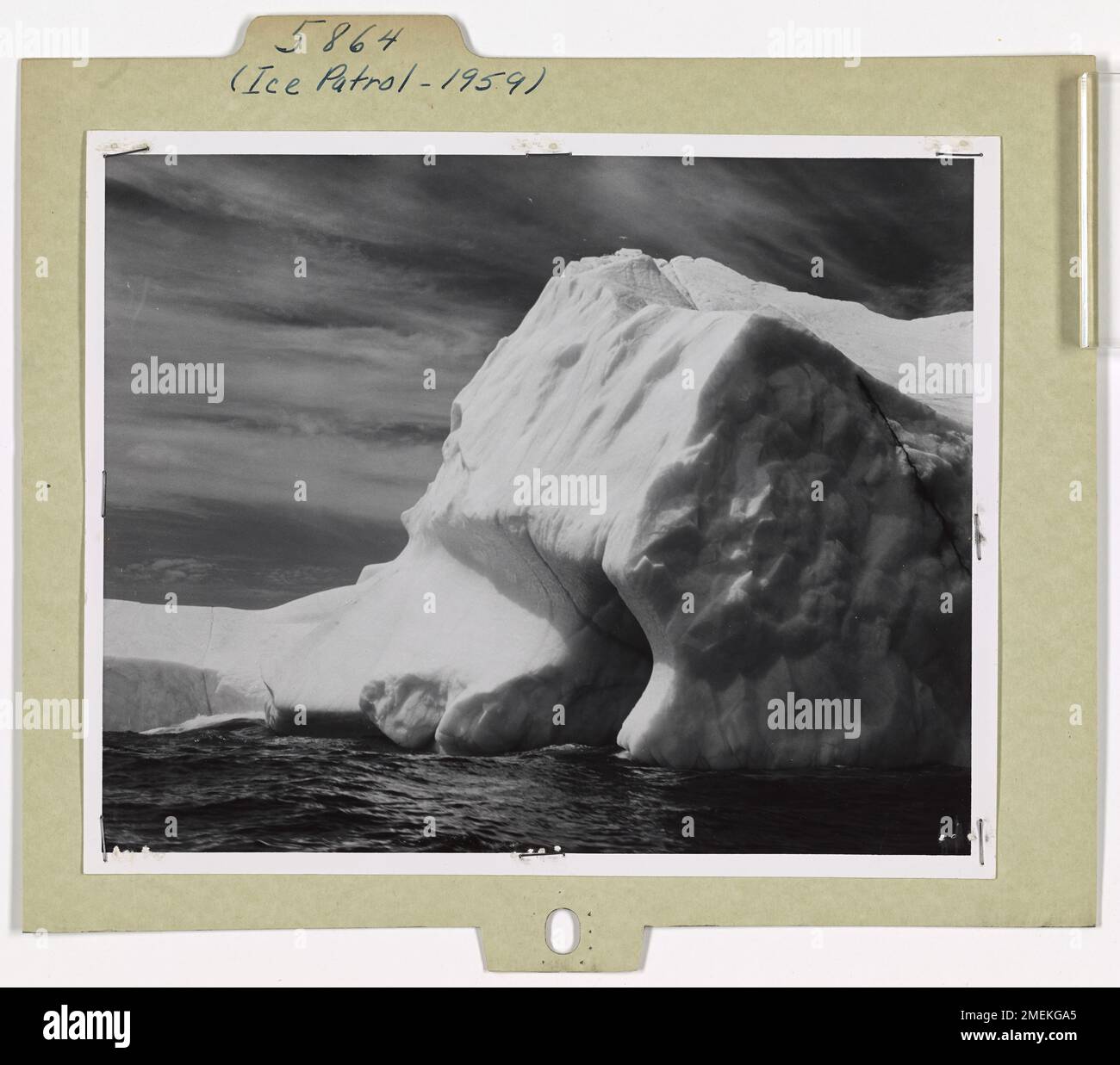 Iceberg. A close-up shows one of the season's large crop of icebergs ...