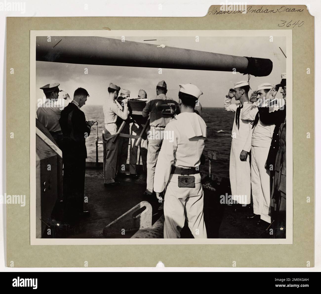 Chaplain conducts last rites aboard a Coast Guard-manned troop ...