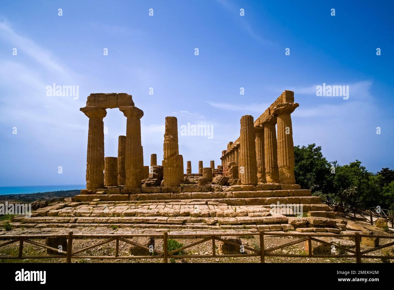 The Temple of Hera Lacinia, Tempio di Giunone, in the Valley of the ...