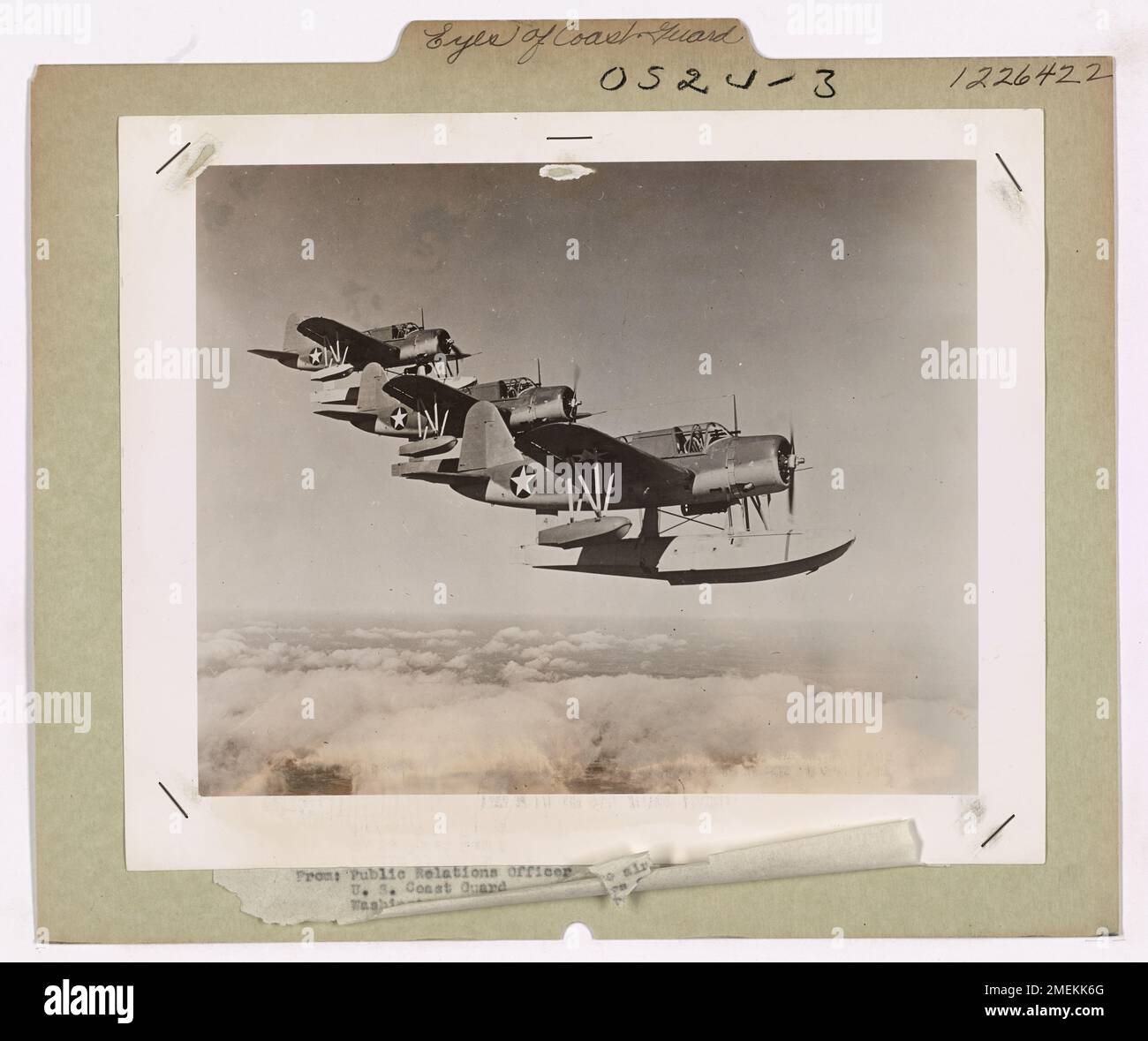 This image shows Coast Guard planes on patrol, maintaining vigilant ...