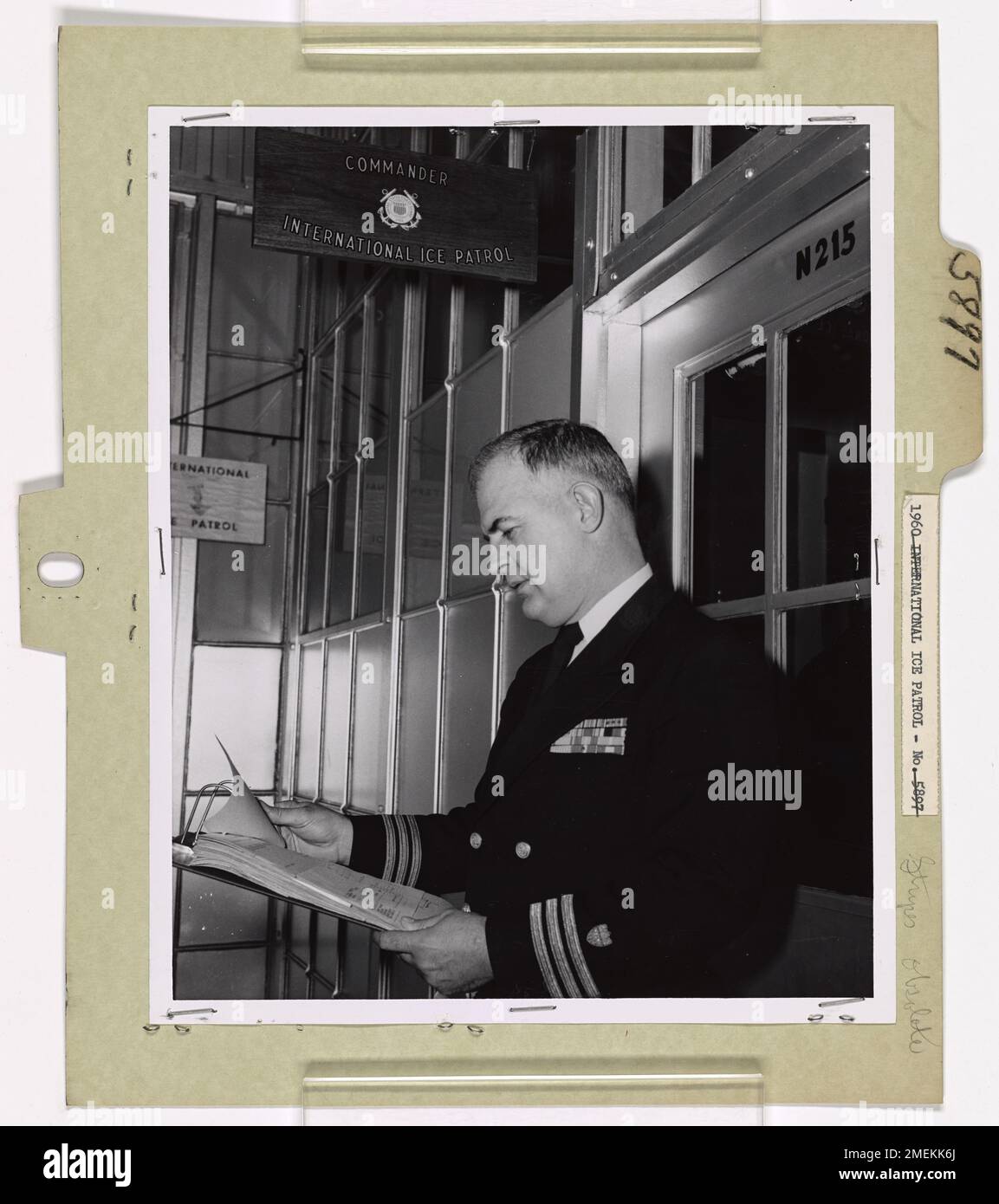 Commander Ross P. Bullard, U.S. Coast Guard, oversees the International ...