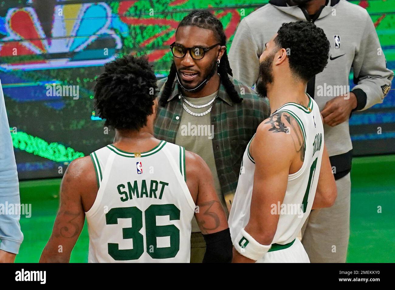 Former Boston Celtics and current Phoenix Suns player Jae Crowder ...
