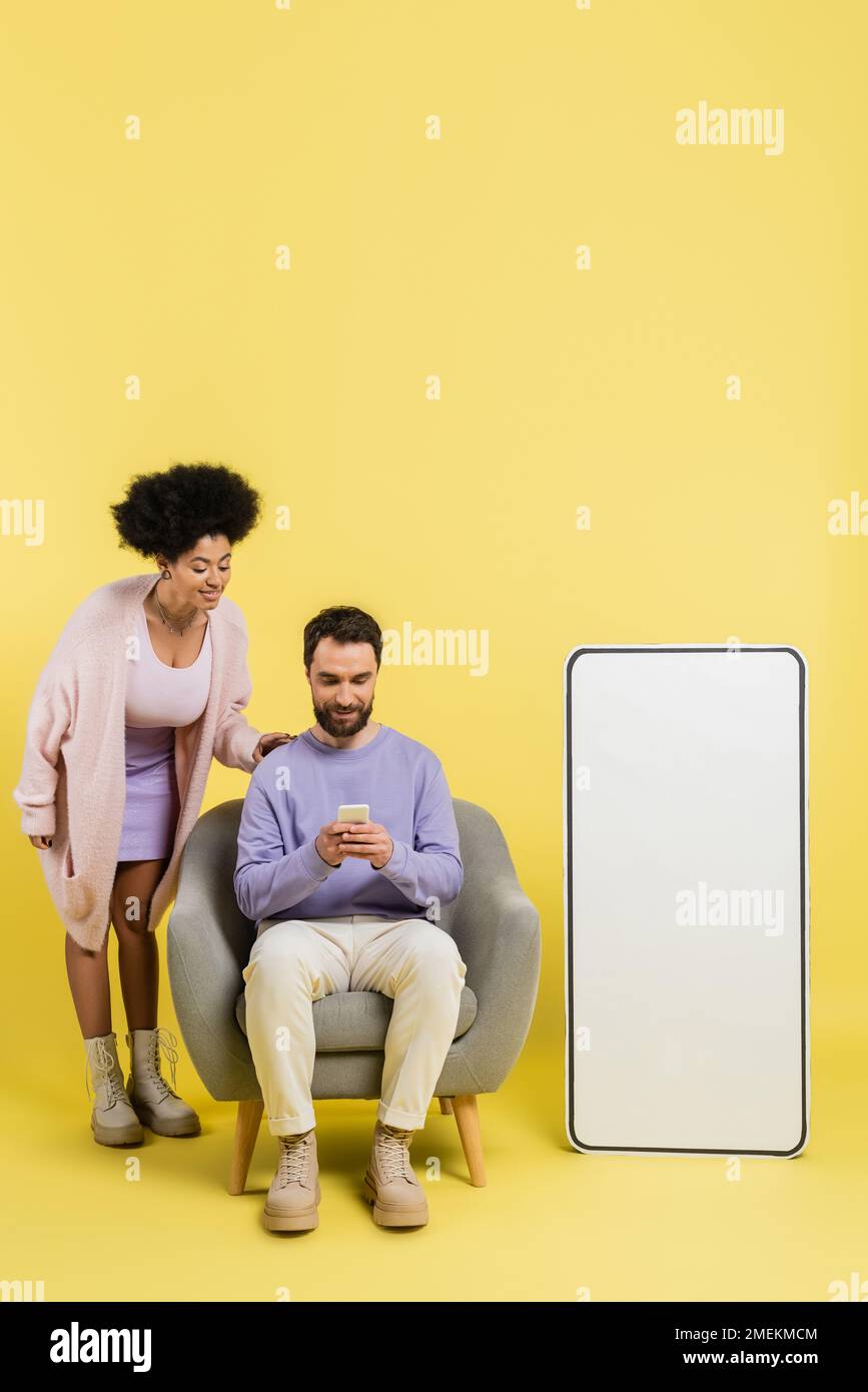 African with huge phones hi-res stock photography and images - Alamy