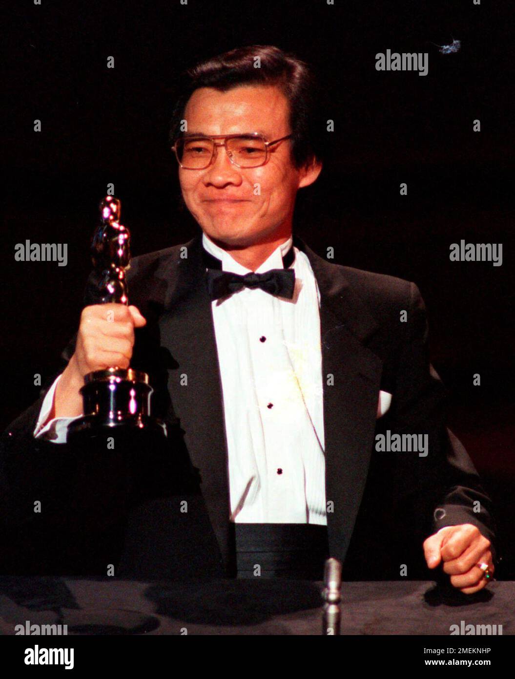 FILE- Haing S. Ngor, accepts the award for best supporting actor Oscar ...