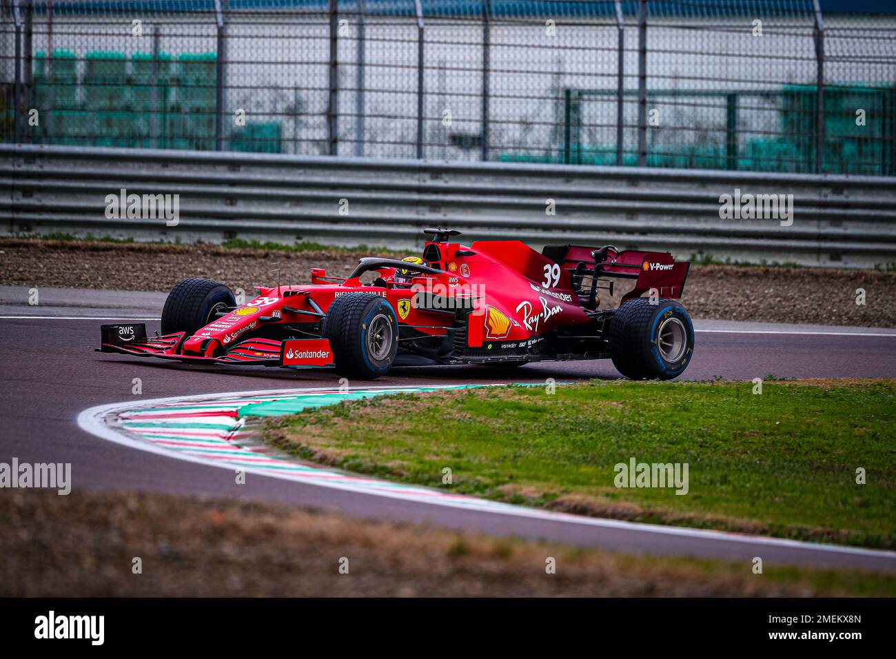 #39 Robert Shwartzman, Scuderia Ferrari during a test with the old 2021 ...