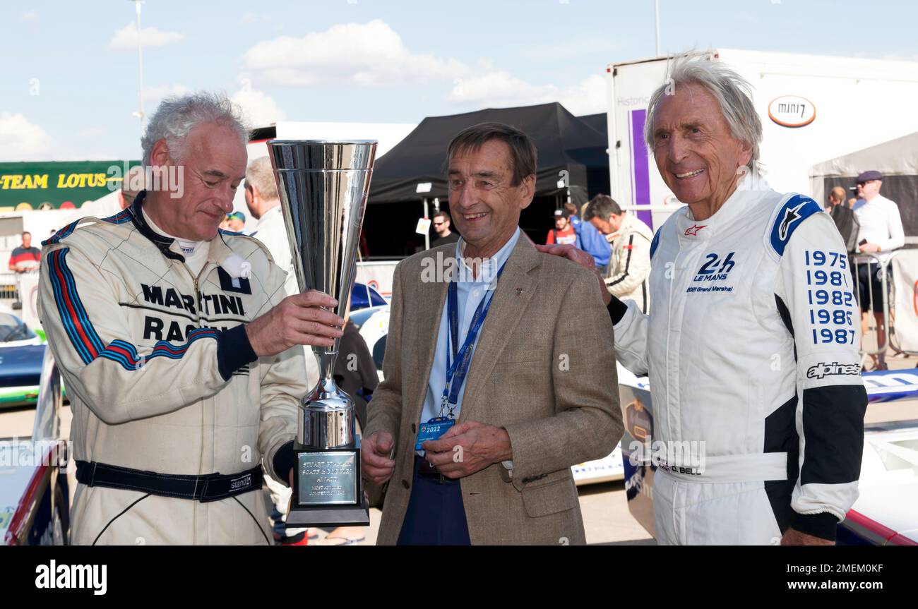Stuart Graham presenting the Scarf & Goggles Award, to Henry Pearmen ...