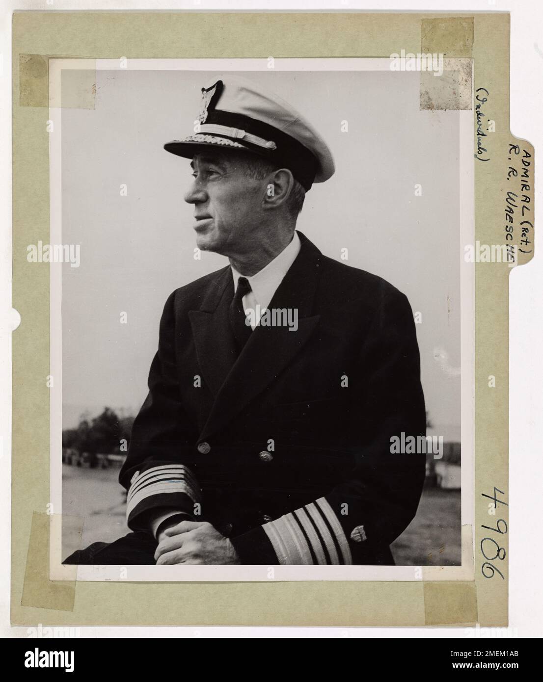 A formal portrait of Admiral Russell R. Waesche, the 12th Commandant of ...