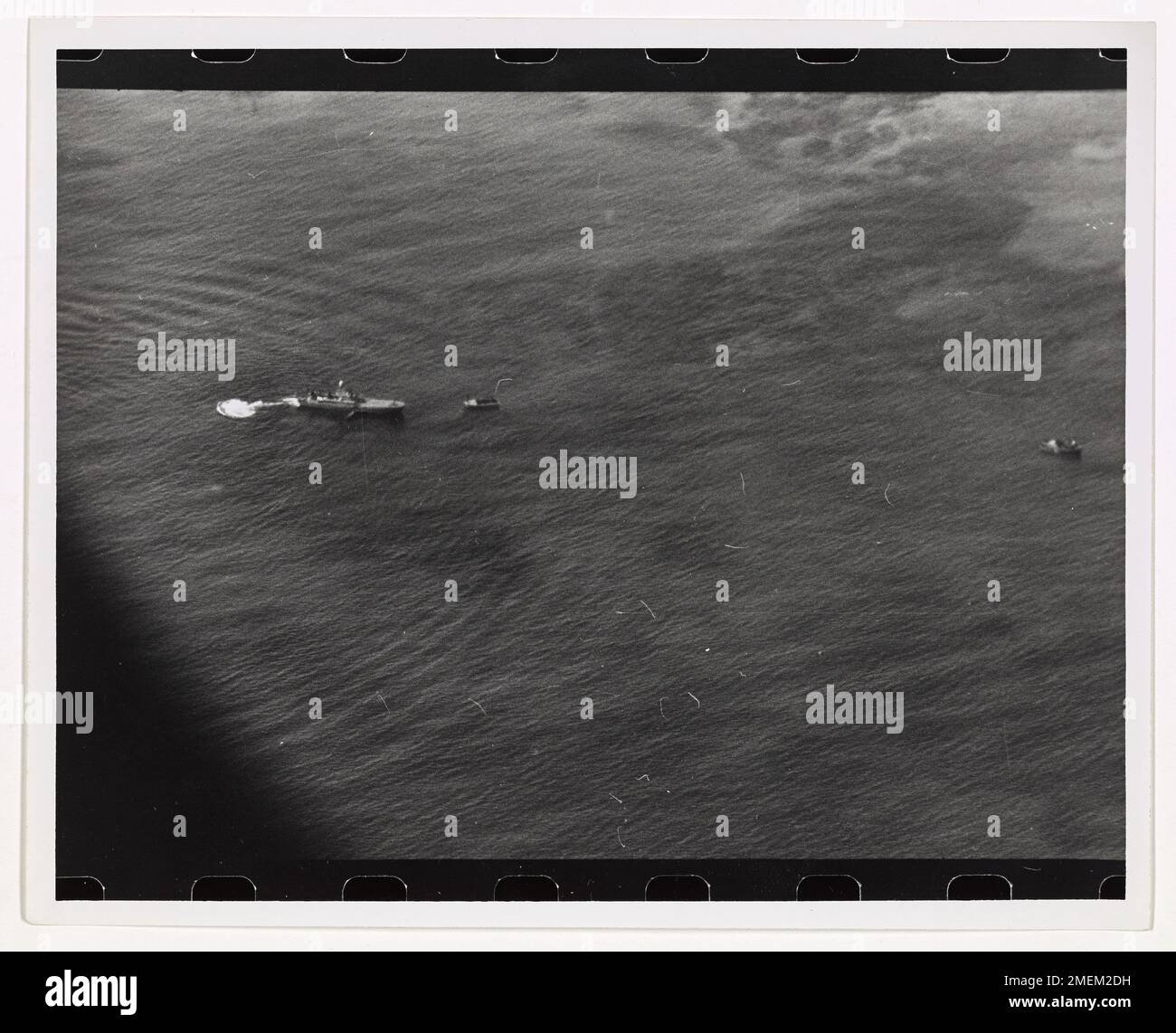 A Cuban naval PT boat is seen off Northwest Beach, Anguilla Island ...