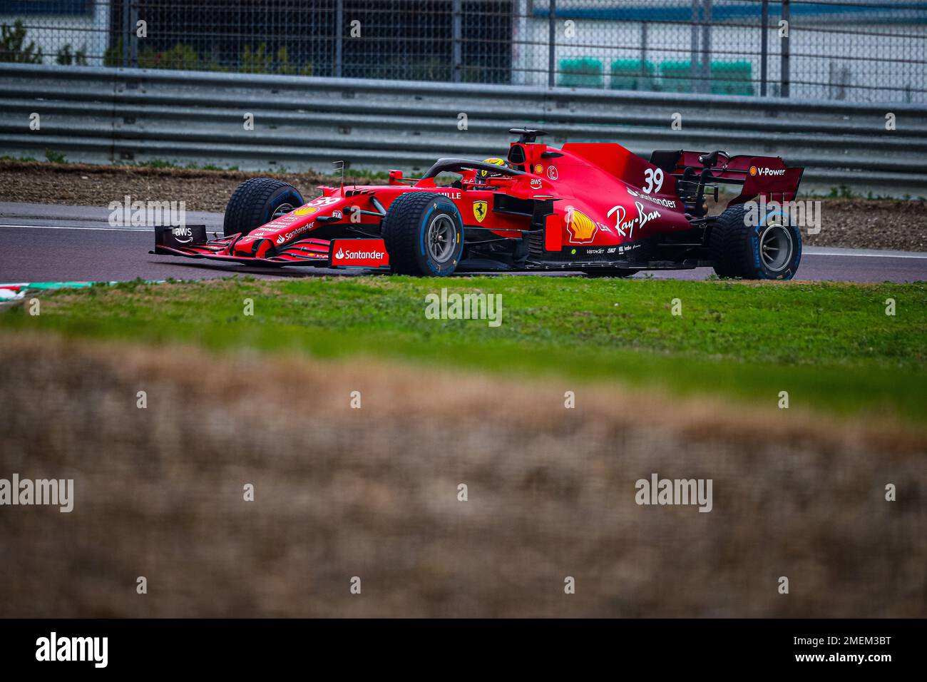#39 Robert Shwartzman, Scuderia Ferrari during a test with the old 2021 ...