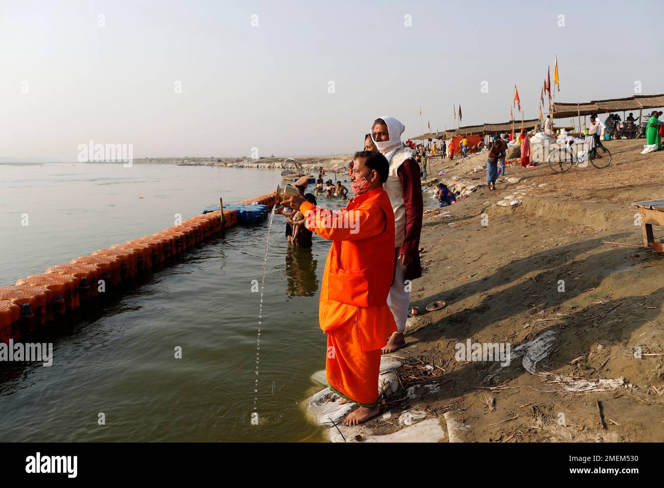 A Hindu devotee performs rituals on Ashtami, eighth day of Navratri ...