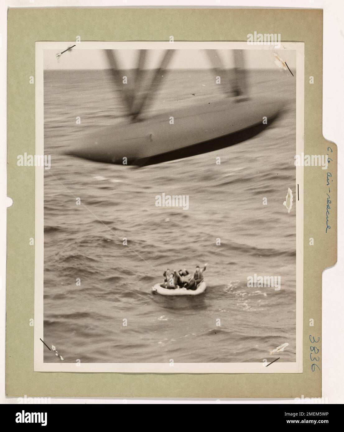 A Coast Guard air-sea rescue plane, piloted by Commander Donald B ...