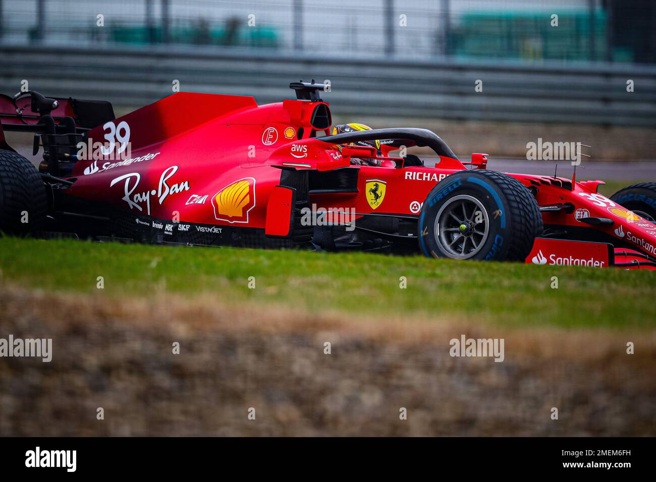 #39 Robert Shwartzman, Scuderia Ferrari during a test with the old 2021 ...