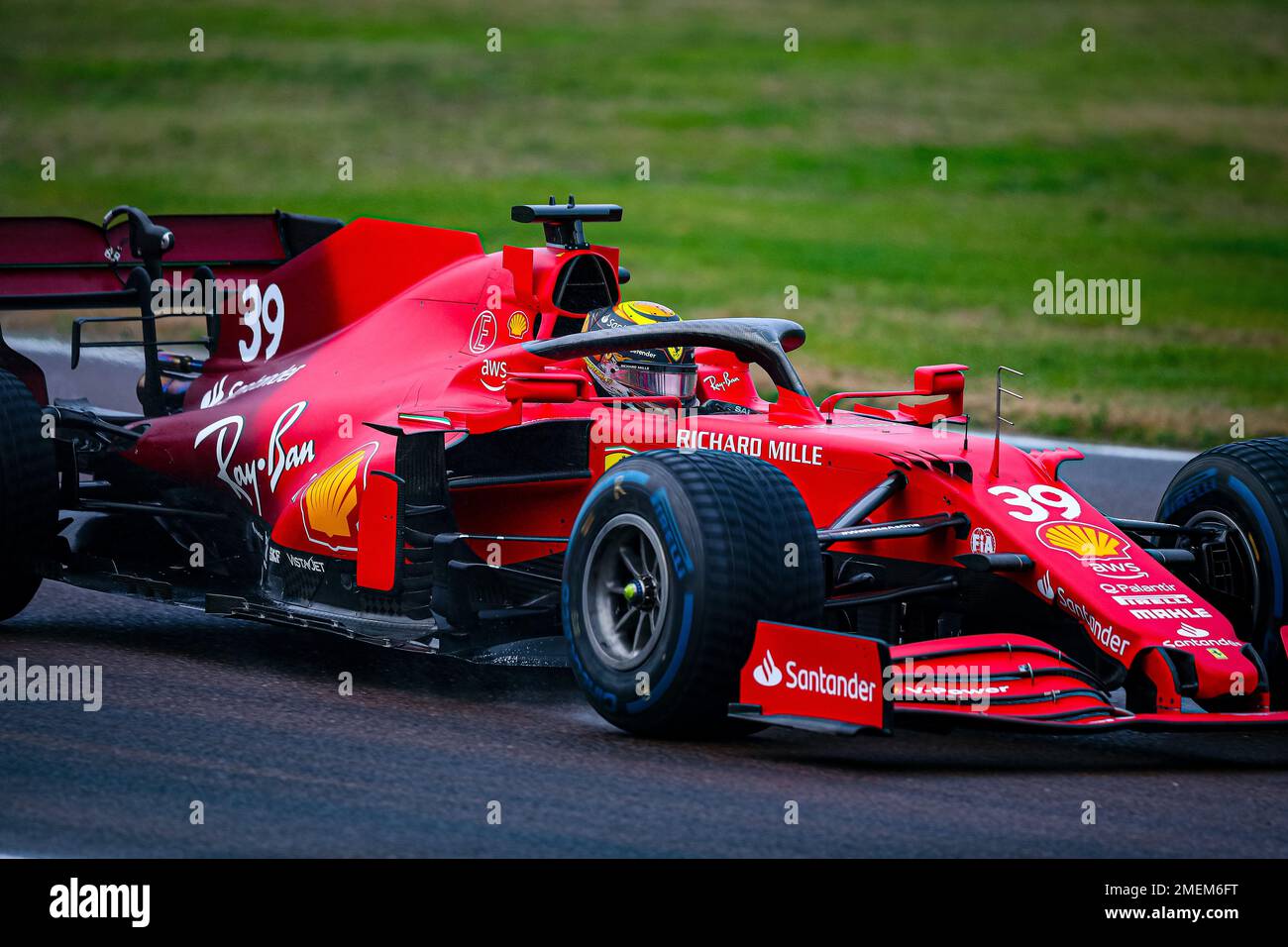 #39 Robert Shwartzman, Scuderia Ferrari during a test with the old 2021 ...