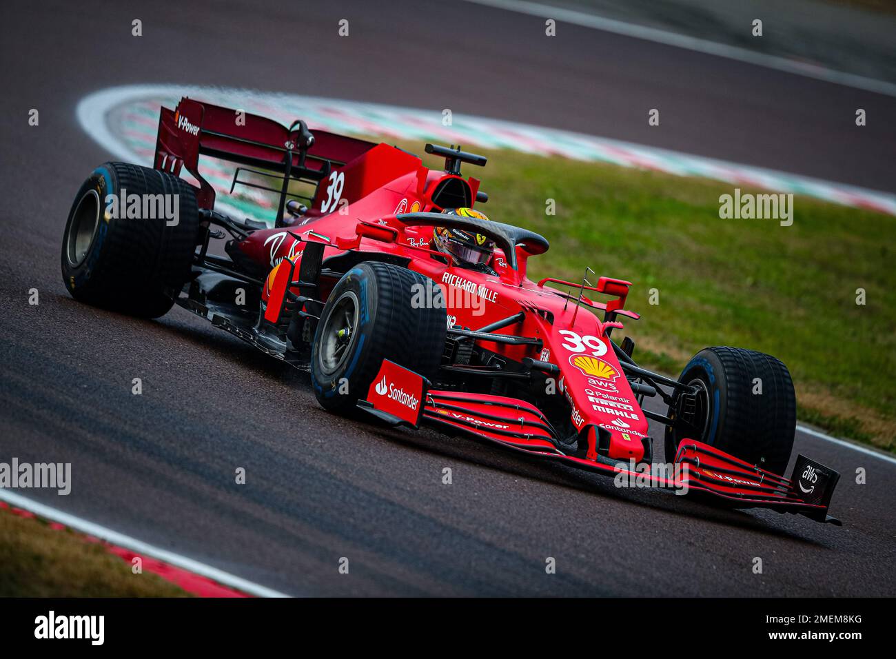 #39 Robert Shwartzman, Scuderia Ferrari during a test with the old 2021 ...
