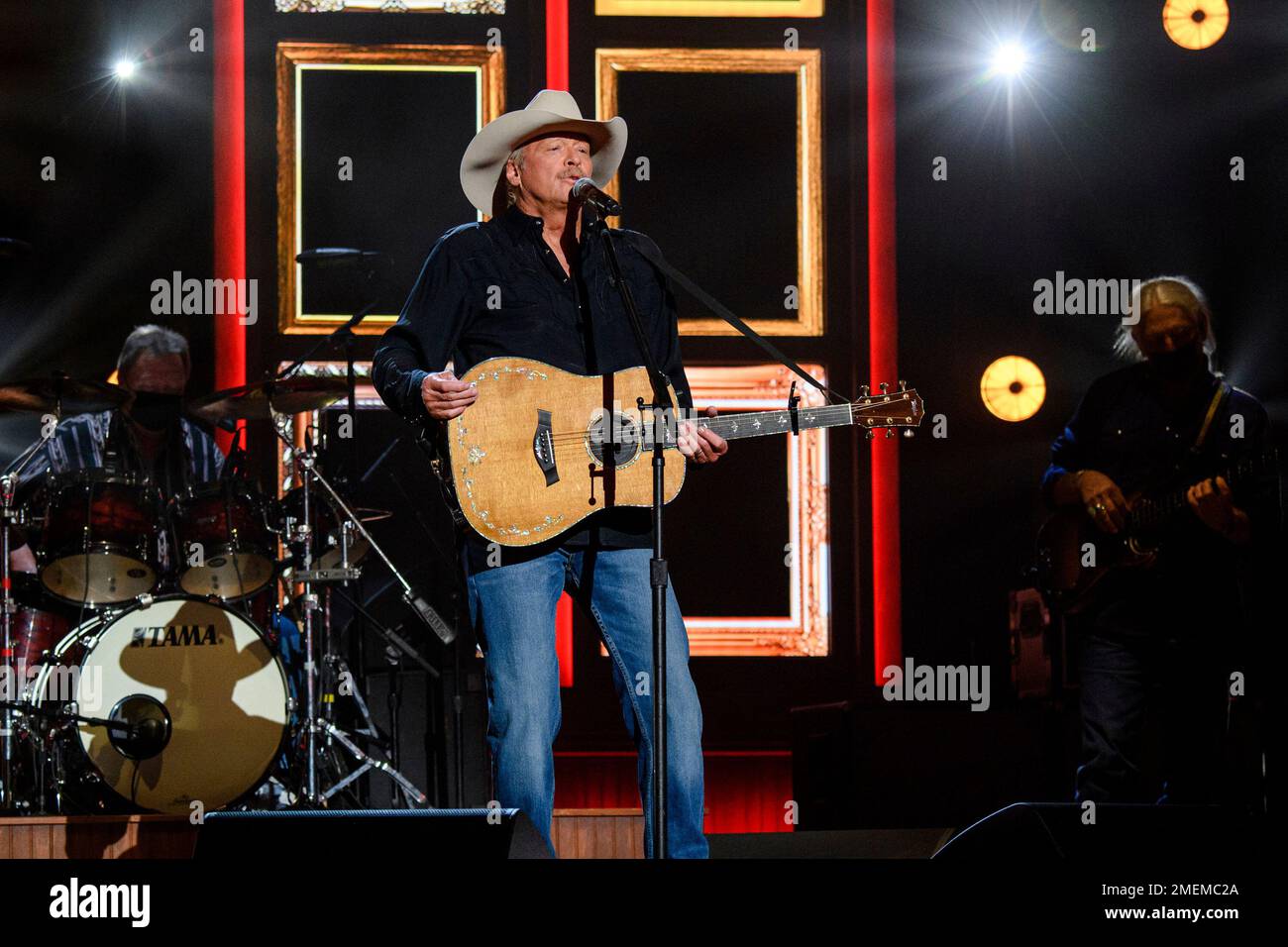 Alan Jackson performs at the 56th annual Academy of Country Music ...