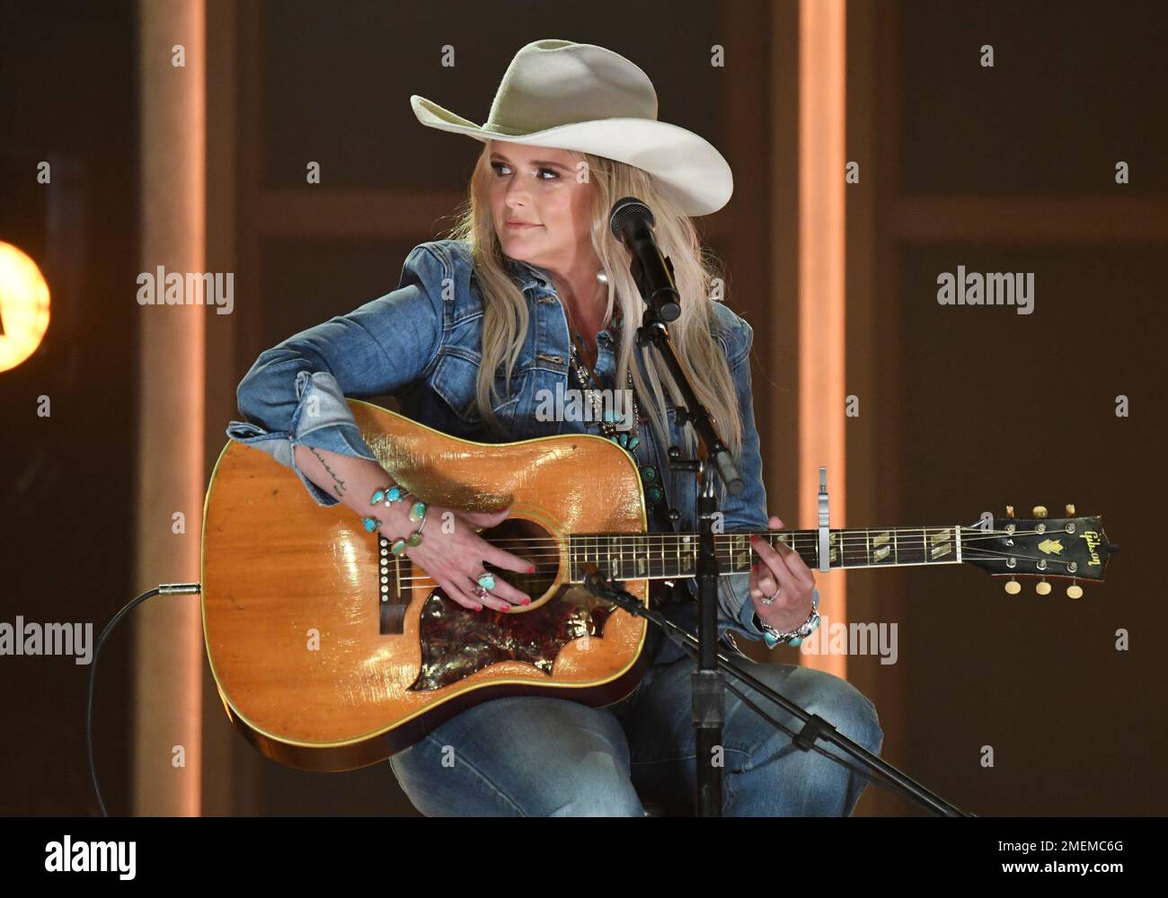 Miranda Lambert performs "In His Arms" at the 56th annual Academy of ...