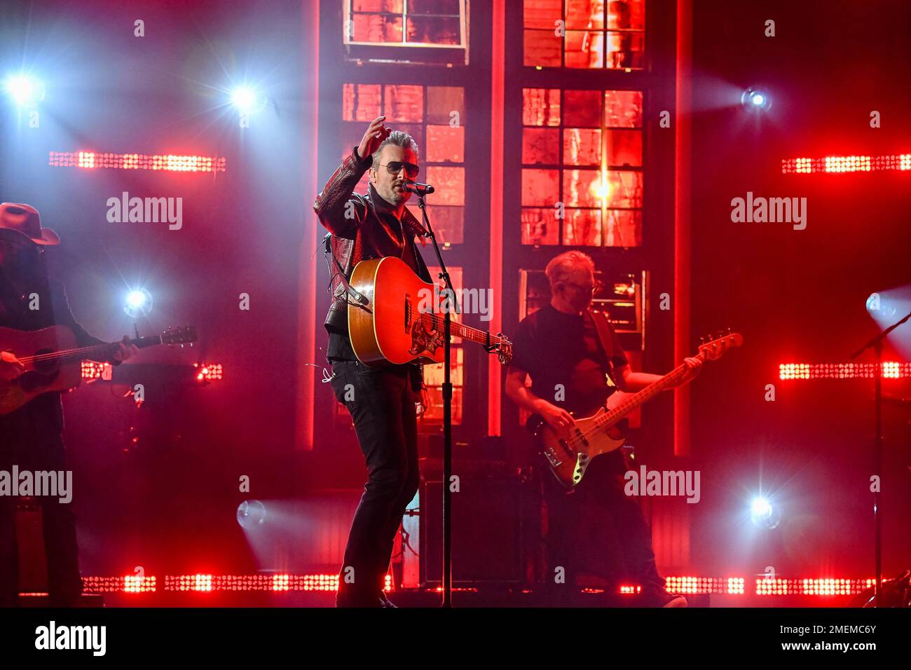 Eric Church performs at the 56th annual Academy of Country Music Awards ...