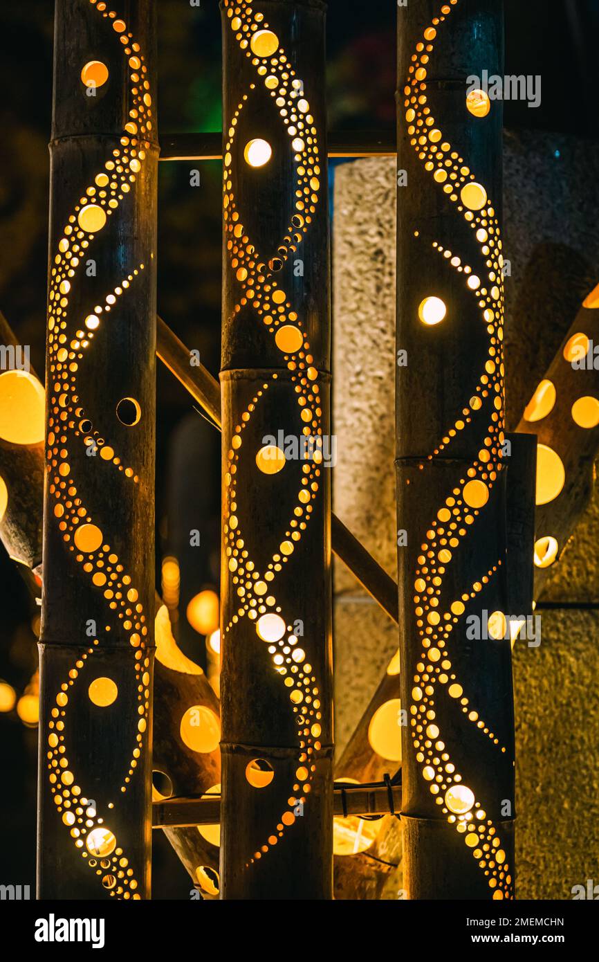 Winter lights at Ushijima Shrine 2023 Stock Photo - Alamy